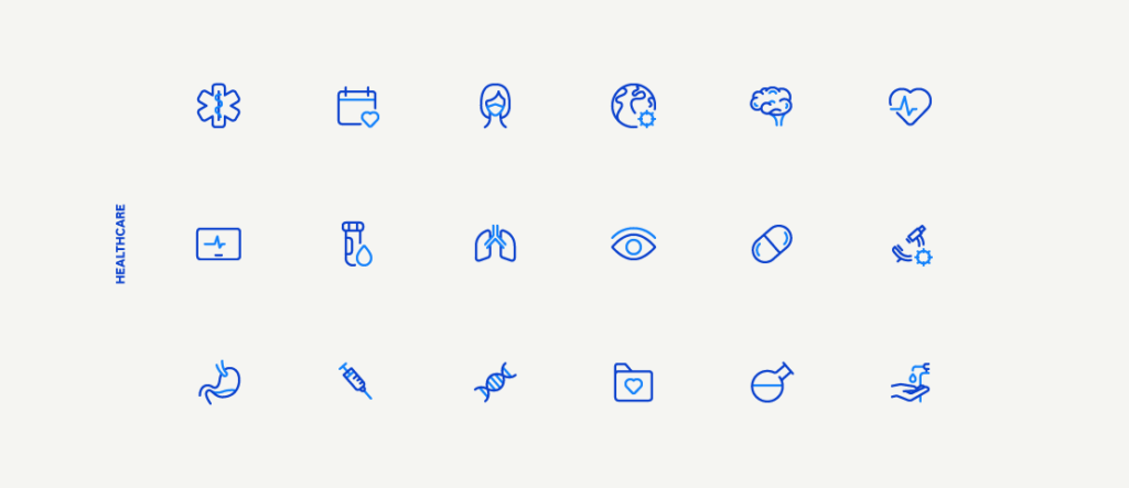 TRAFIK Studio | Roche - Custom icons and animations for brand revamp